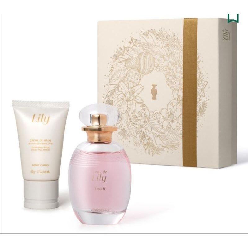 Kit presente Lily Soleil feminino Oboticário (2itens) | Shopee Brasil