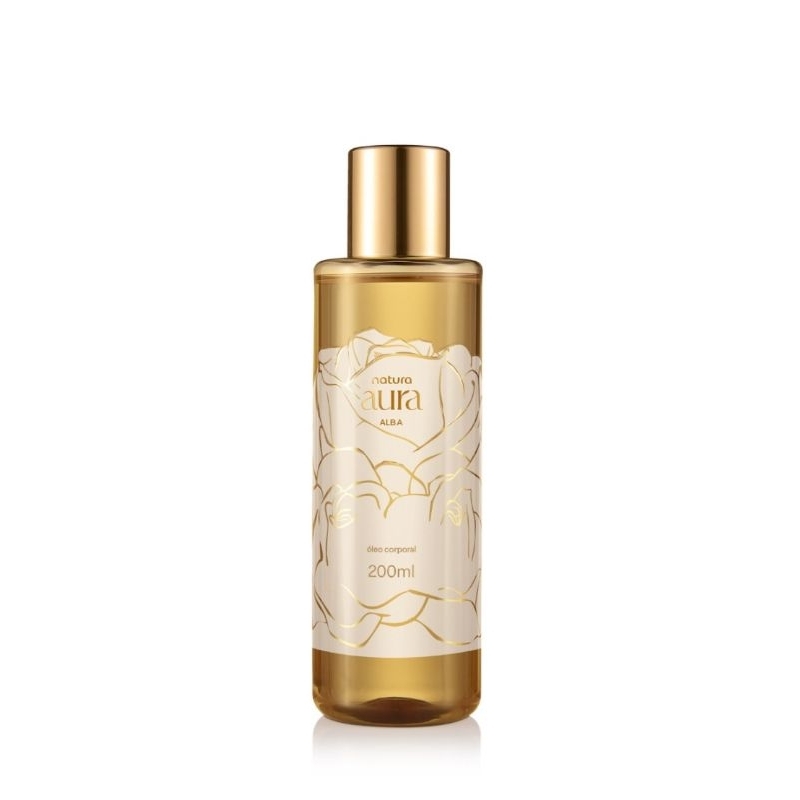 Óleo Desodorante Perfumado Corporal Aura Alba 200ml | Shopee Brasil