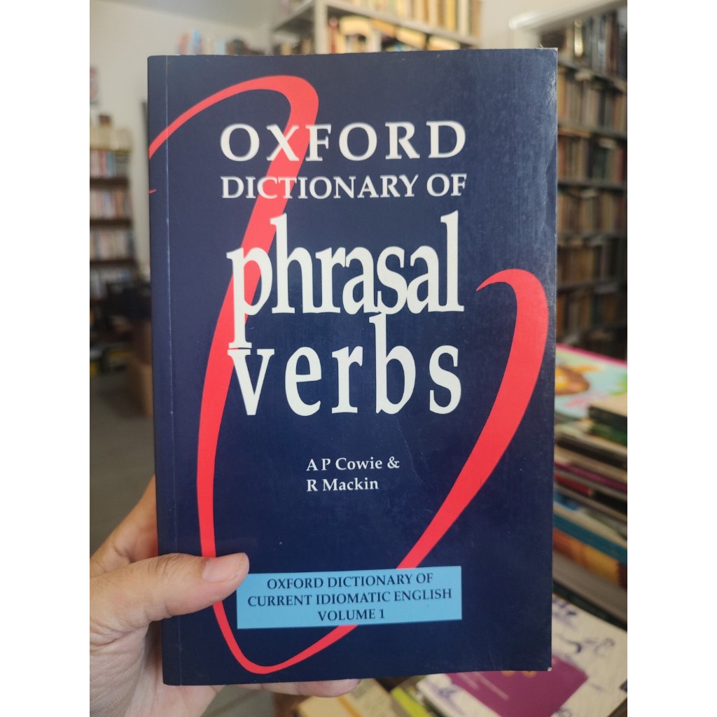 Oxford Dictionary of Phrasal Verbs - A. P. Cowie; R. Mackin | Shopee Brasil