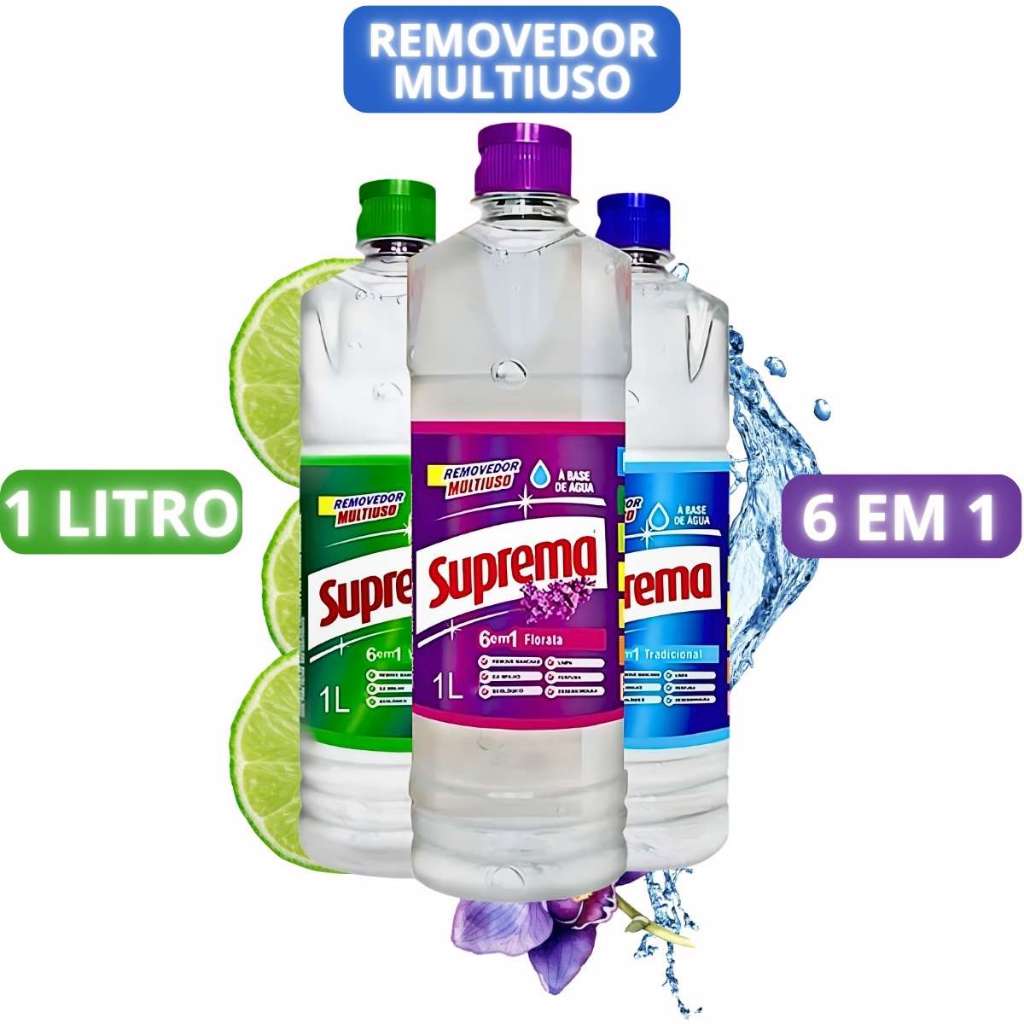 Removedor Multiuso Perfumado Grande Suprema Age Rapidamente 1 Litro ...