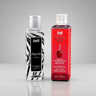 Kit Óleo Tântrico Corporal Animals Tantric Apple Maça do Amor Massagem ...