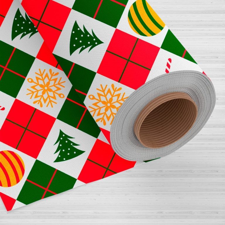 TNT Estampado Natal Branco, Vermelho Xadrez Losango F/ Bordô - 1,00m a ...