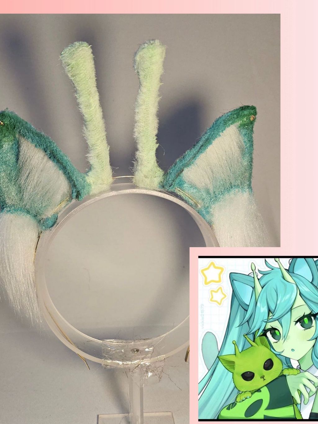 ORELHA TIARA COSPLAY HATSUNE MIKU ALIEN | Shopee Brasil