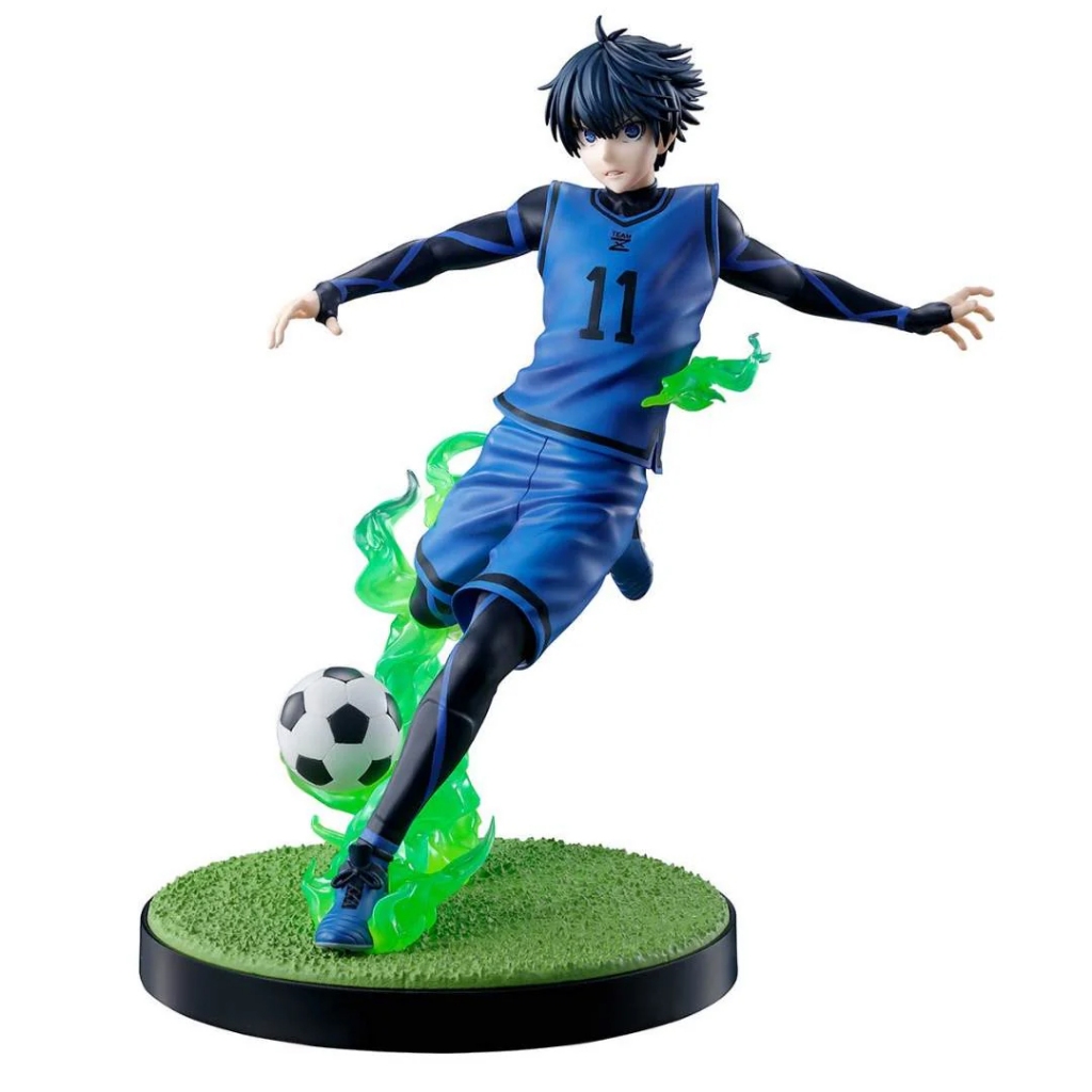 Blue Lock Isagi Yoichi Super Chute Green Lock Action Figure | Shopee Brasil