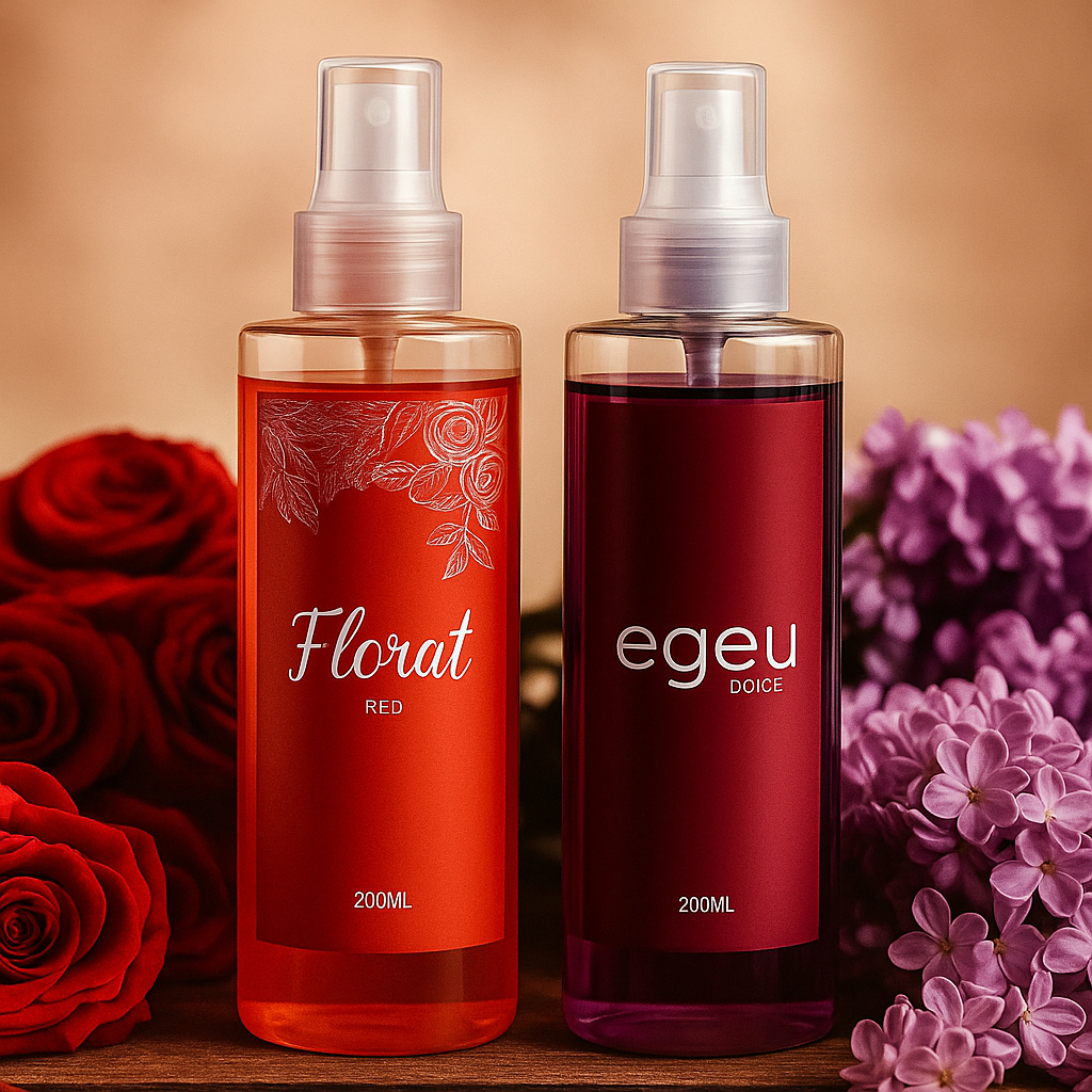 Kit Body Splash Florat Red + Body Splash Dolce Cada | Shopee Brasil