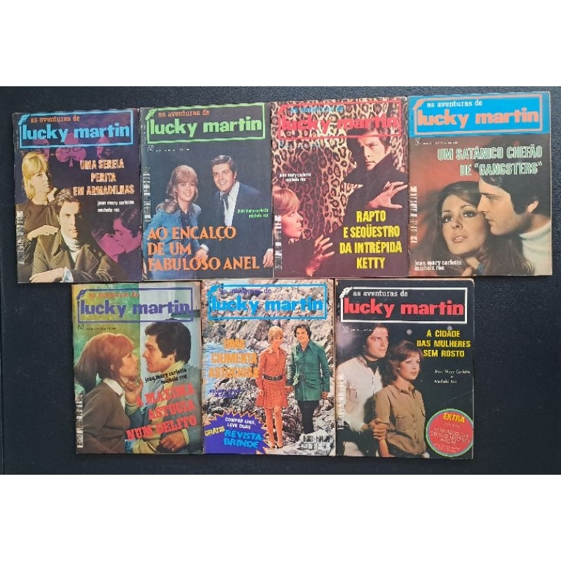 Revista Fotonovela Lucky Martin 1972 Ao Encalço De Um Fabuloso Anel Um ...