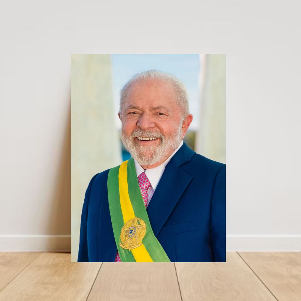 Placa Decorativa Quadro Presidente Lula - Tamanho 20x28cm | Shopee Brasil