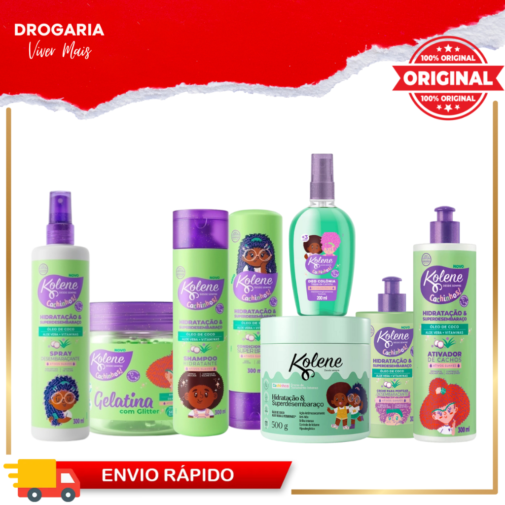 Kit Kolene Cachinhos Kids (2~8 itens) - Escolha o seu. | Shopee Brasil