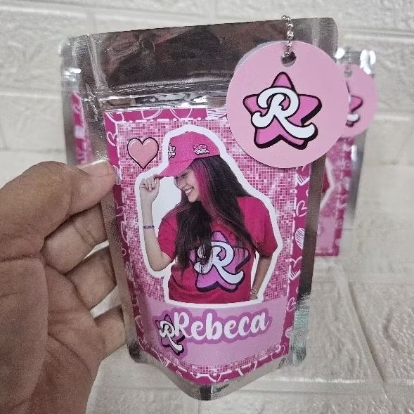 saquinho metalizado Emilly Vick Personalizado/lembrancinha de festa ...