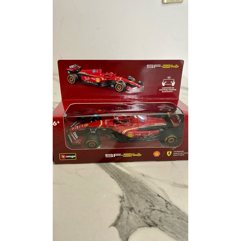Miniatura Ferrari Sf24 Fórmula 1 Shell Bburago | Shopee Brasil