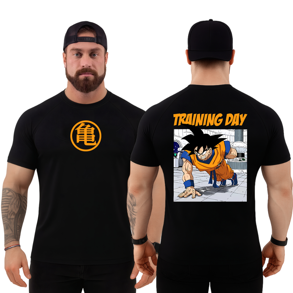Camiseta Original Masculina Dry Fit para Academia Dragon Ball Anime ...