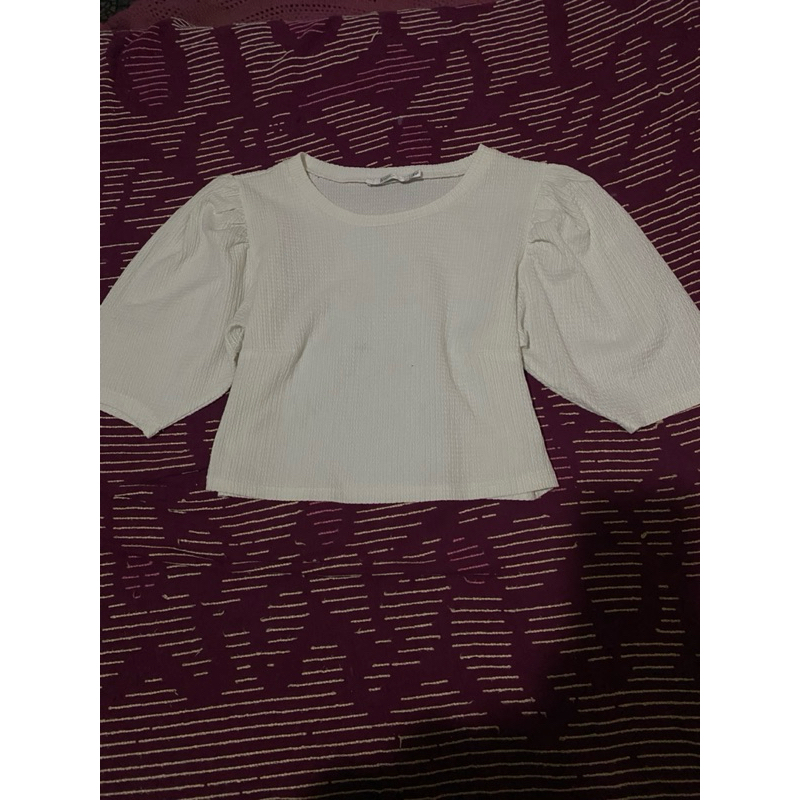 Blusinha Coquette Doll Manga Bufante Desapego Brechó | Shopee Brasil