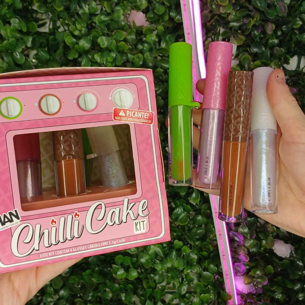 Kit Gloss Chilli Cake Fran by Franciny Elke | Shopee Brasil