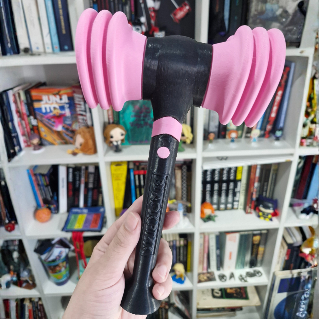 BI Ping Bong - Lightstick 3D Print Black Pink - Kpop Idol - Coleção ...