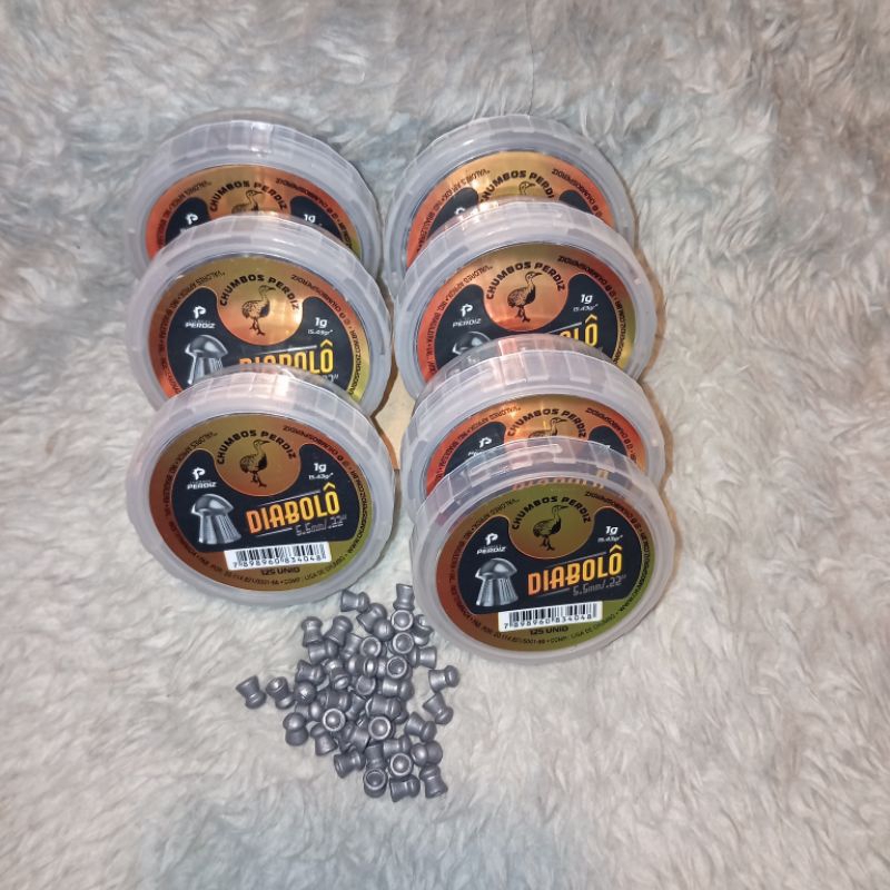 Chumb. Tamanho 5,5 com 875 unidades modelo diabolo | Shopee Brasil