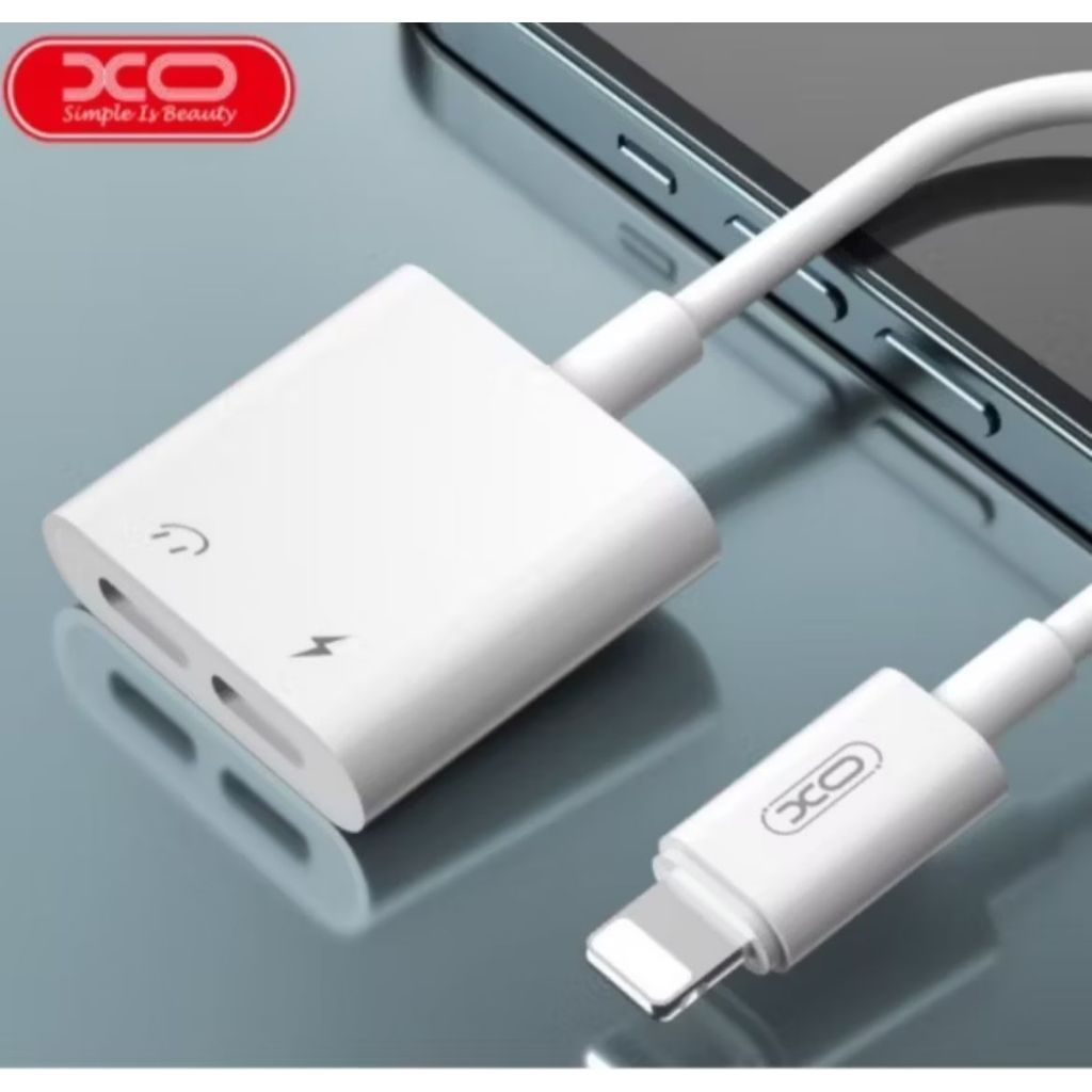 ADAPTADOR PARA IPHONE DUAL LIGHTNING DE AUDIO E CARREGAMENTO CARREGADOR ...