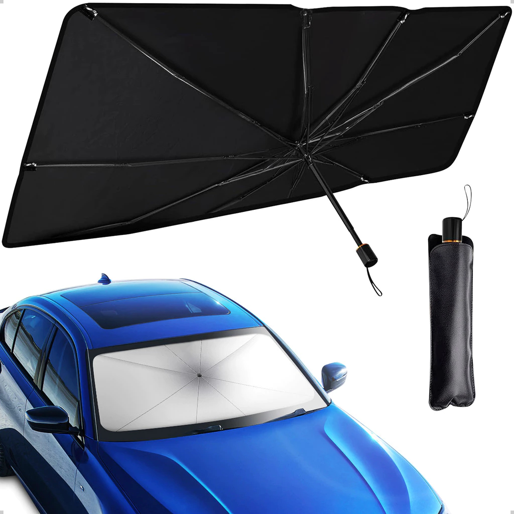 Painel Guarda Quebra Sol Carro Para brisa Proteção Vidro UV Protetor ...