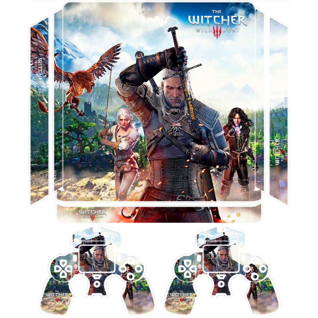 Skin Adesiva PS4 Slim - The Witcher 3 | Shopee Brasil