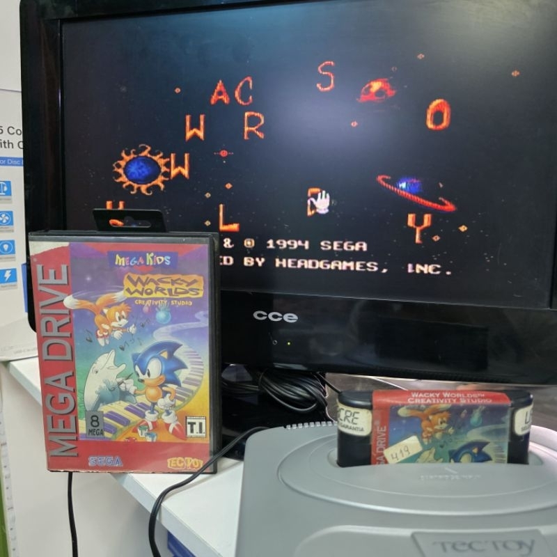 Wacky Words Mega Drive Original | Shopee Brasil