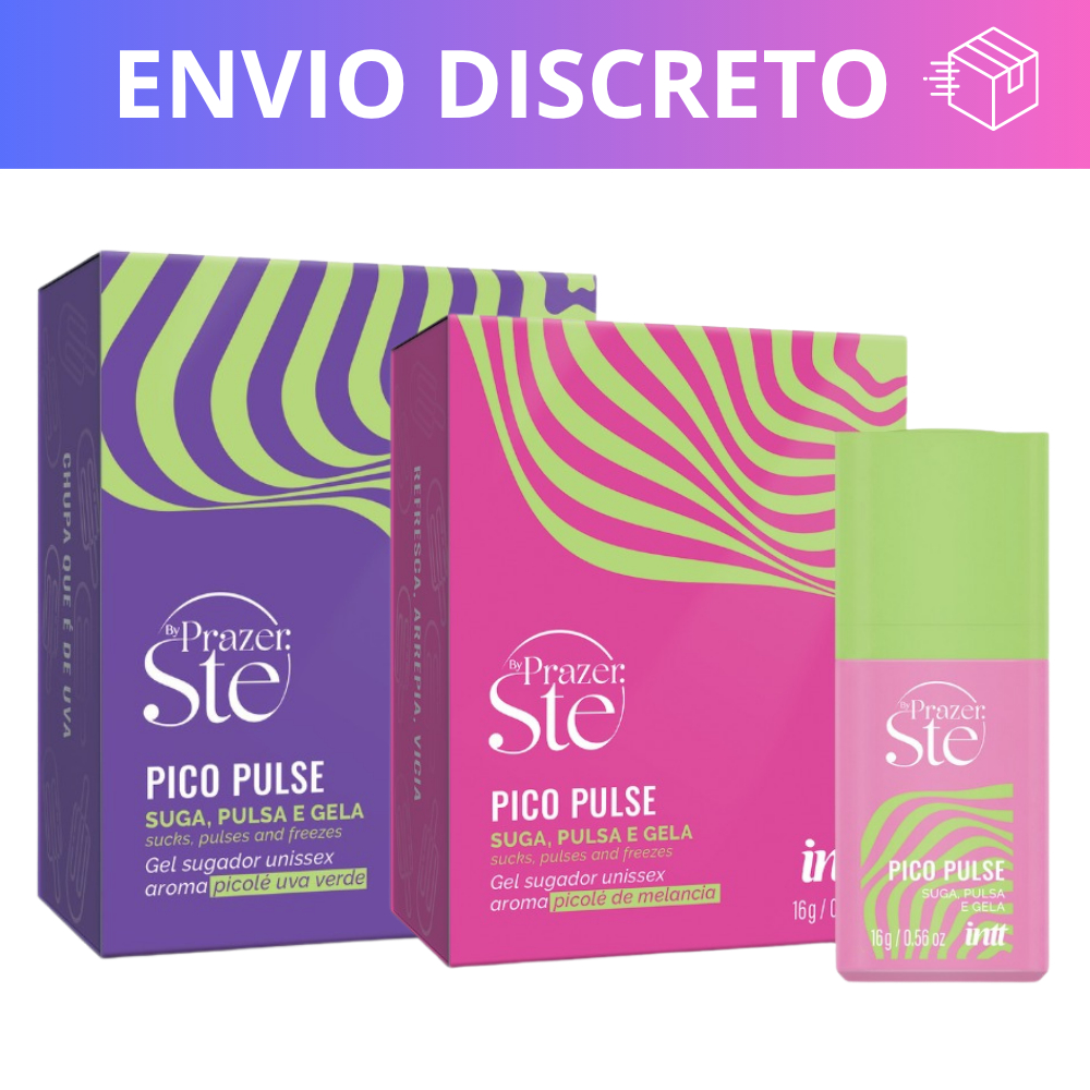 Pico Pulse Picolé Uva Verde e Picolé Melancia Excitante Unissex 16g ...