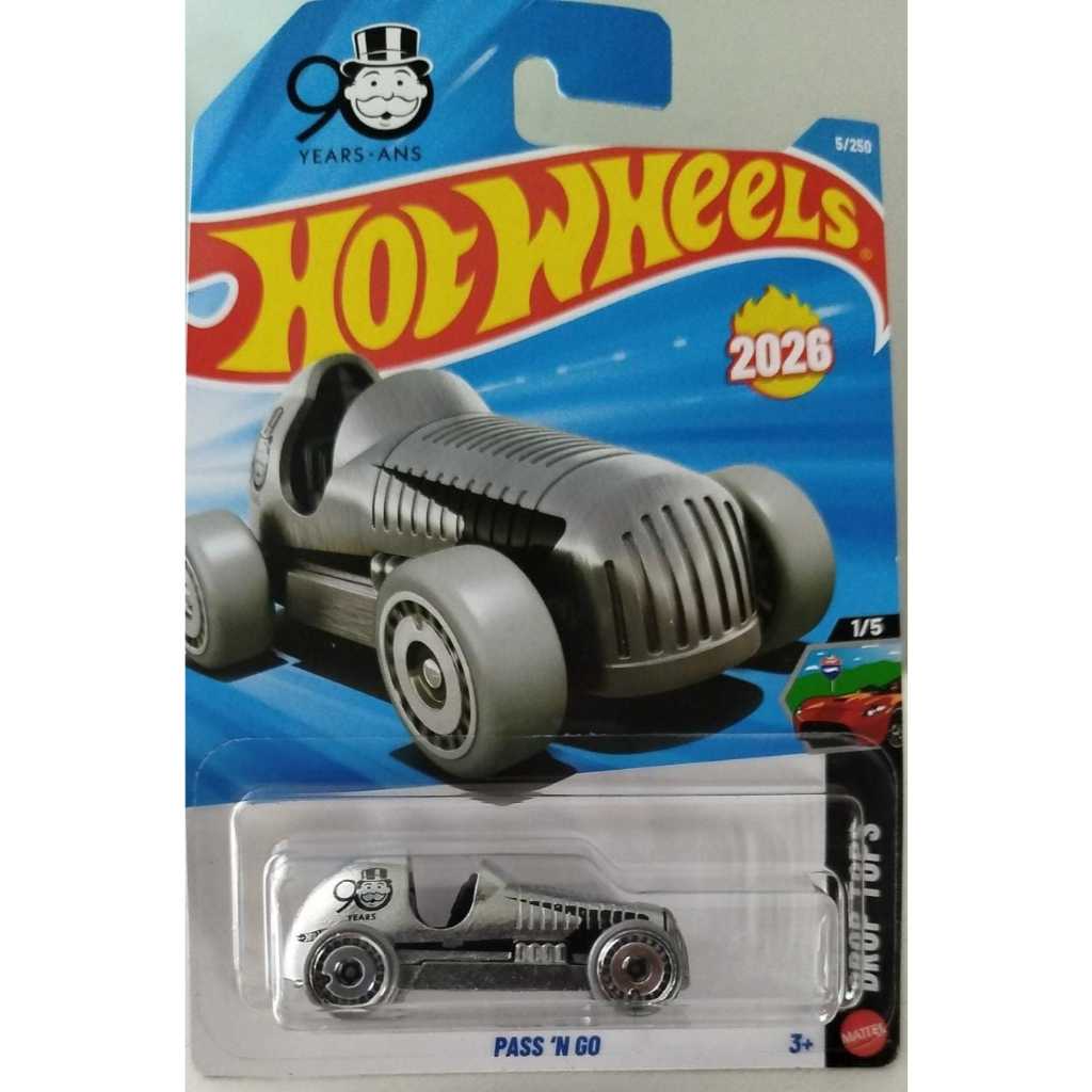 HOT WHEELS 2026 - PASS`N GO - 90 ANOS DO MONOPOLY | Shopee Brasil