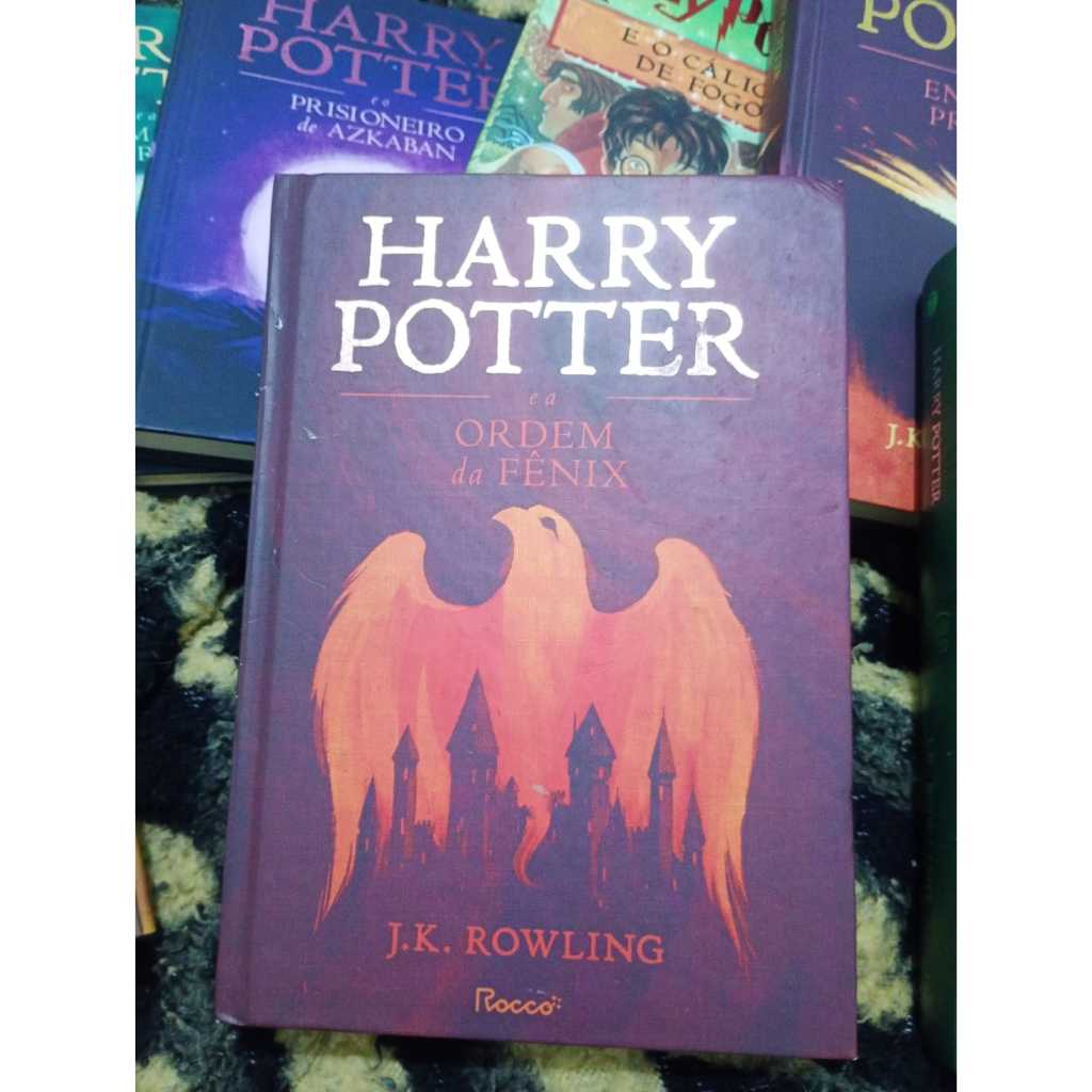 Harry Potter e a Ordem da Fênix/capa dura/usado em perfeito estado ...