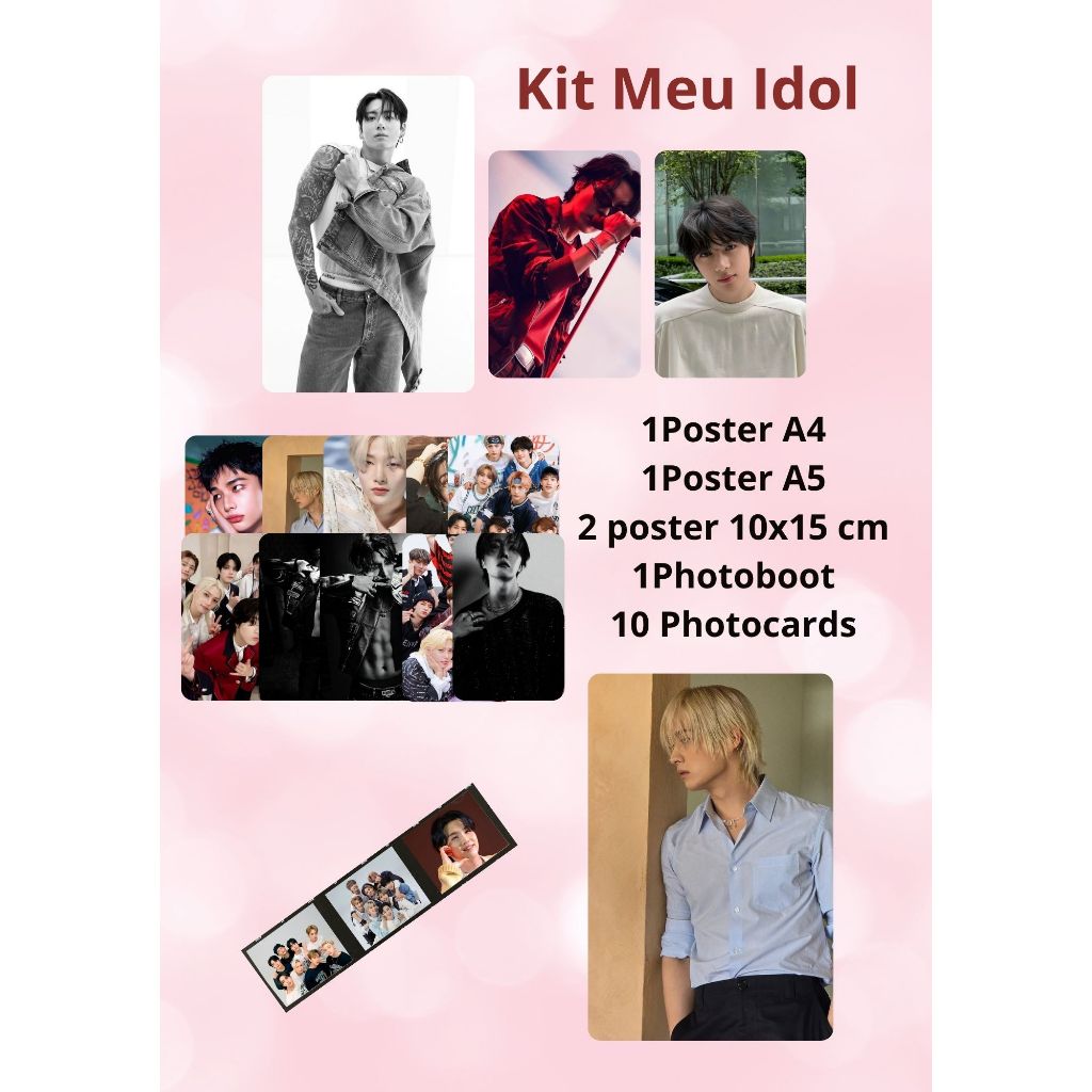 Idol K-pop Kit Personalizado | Shopee Brasil