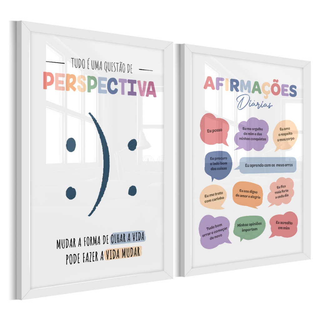 Kit Quadros Educativos Frases Psicologia Terapia Infantil TDAH Emoções ...