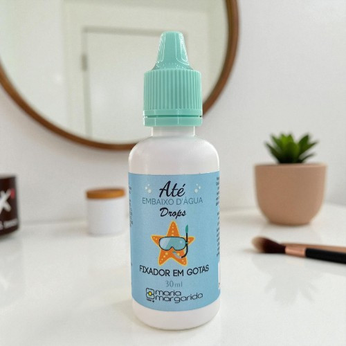 Até Embaixo D'Água Drops Fixador de Maquiagem Maria Margarida | Shopee ...