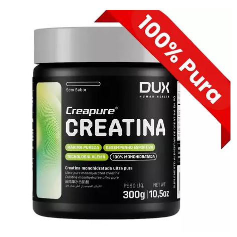 Creatina Dux 300g Creatine 100% Pura Monohidratada Materia Prima ...