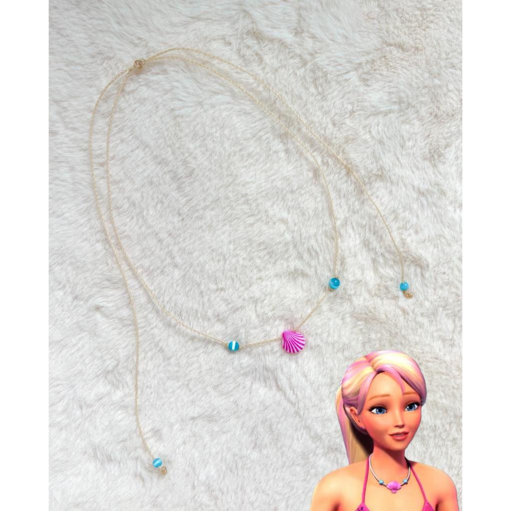 Colar de Concha - Inspirado em Barbie Vida de Sereia | Shopee Brasil