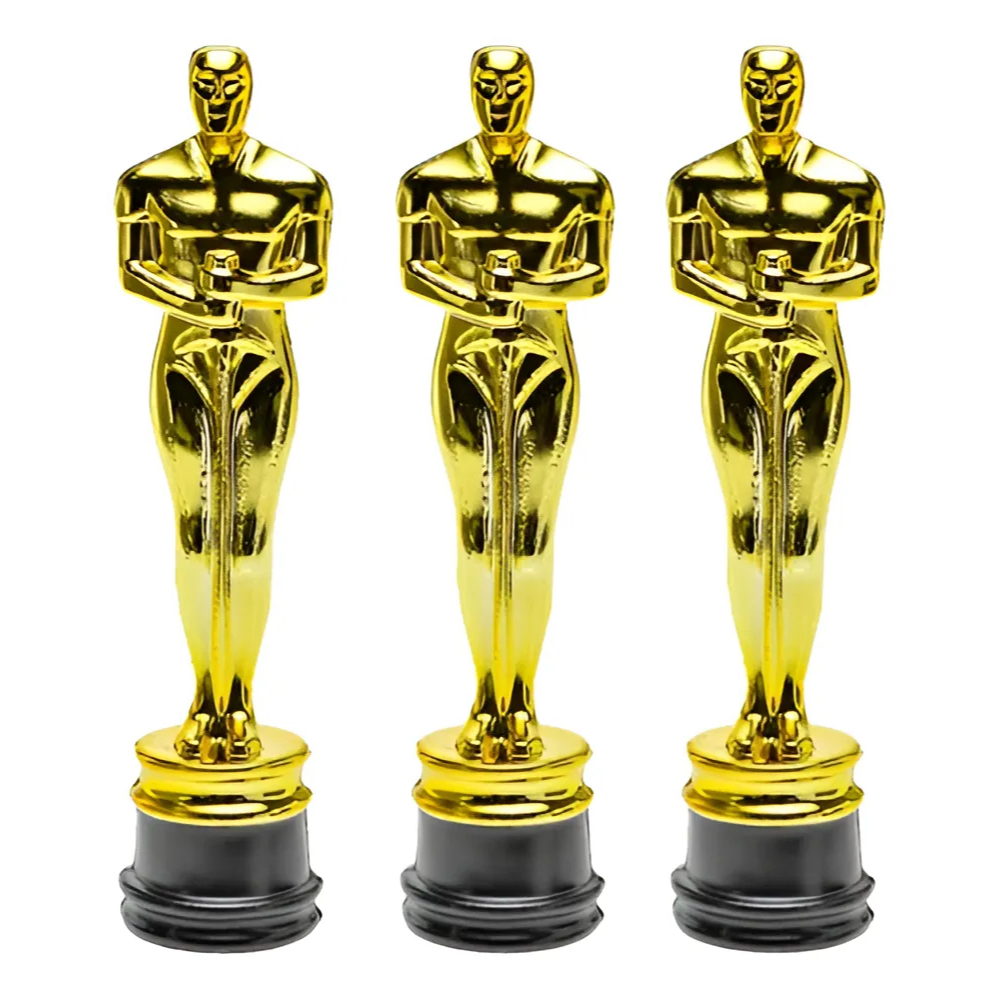 Troféu Estatueta Oscar Dourada Hollywood Cinema Premio 22CM/30CM ...