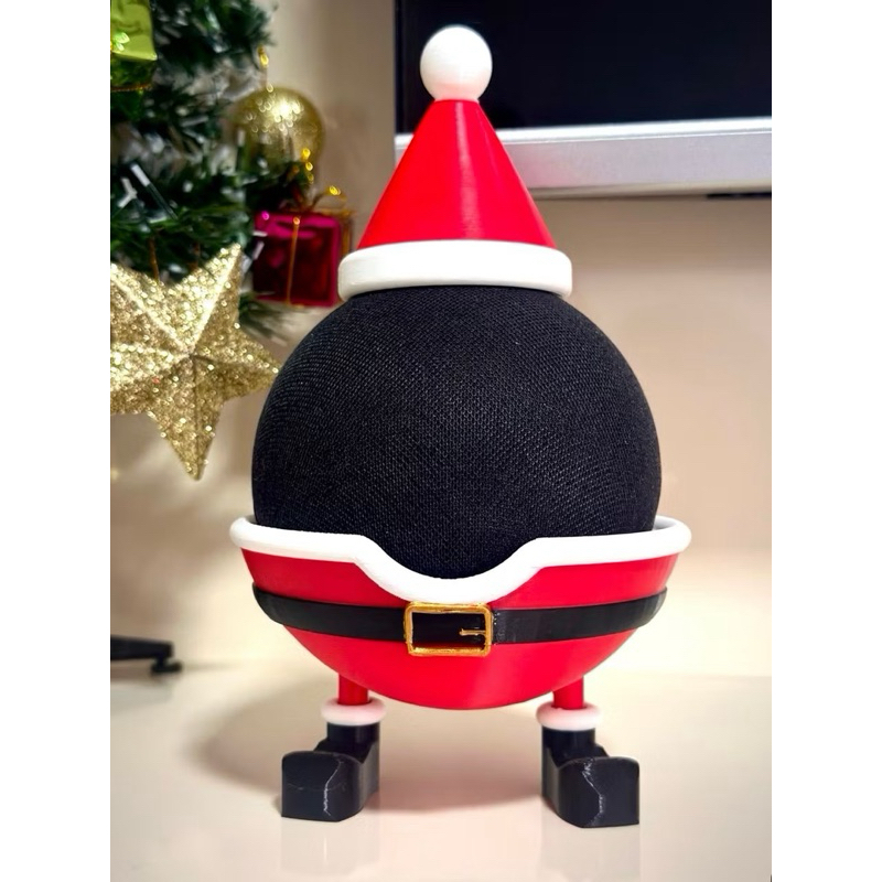 Suporte Alexa Mesa Echo Dot Geração 4 e 5 NATAL 3d Enfeite Decorativo ...