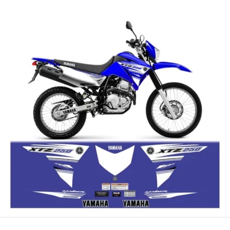 Kit de Adesivos Yamaha Lander XTZ 250 | Shopee Brasil