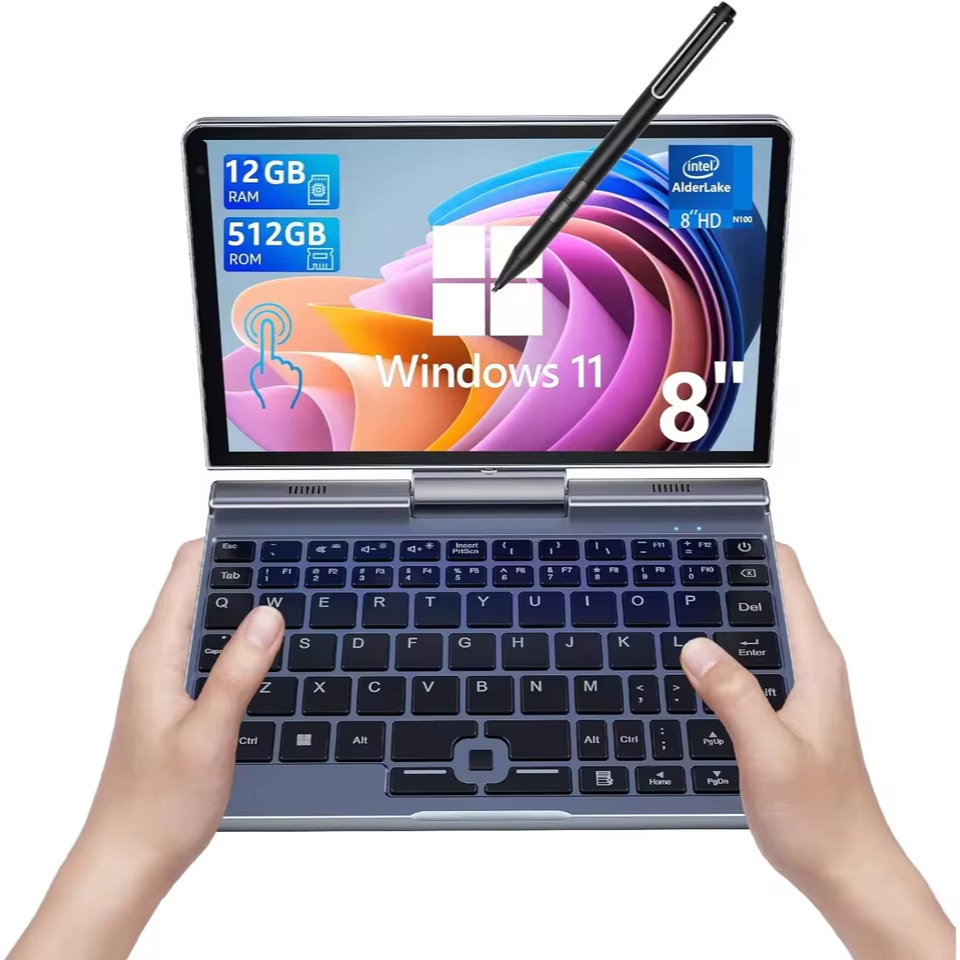 mini notebook portátil windows 11 os 12gb + 1tb ips portátil pc | Shopee Brasil