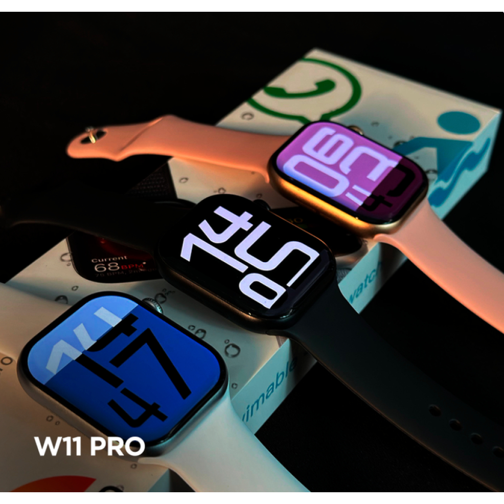 Relógio Smartwatch W11 PRO 46mm Chat Gpt Série 11 Prova D'água ...