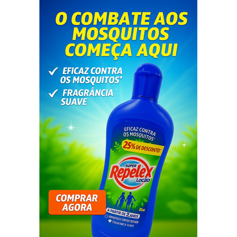 Repelente loção creme 200ml | Repelex | Shopee Brasil