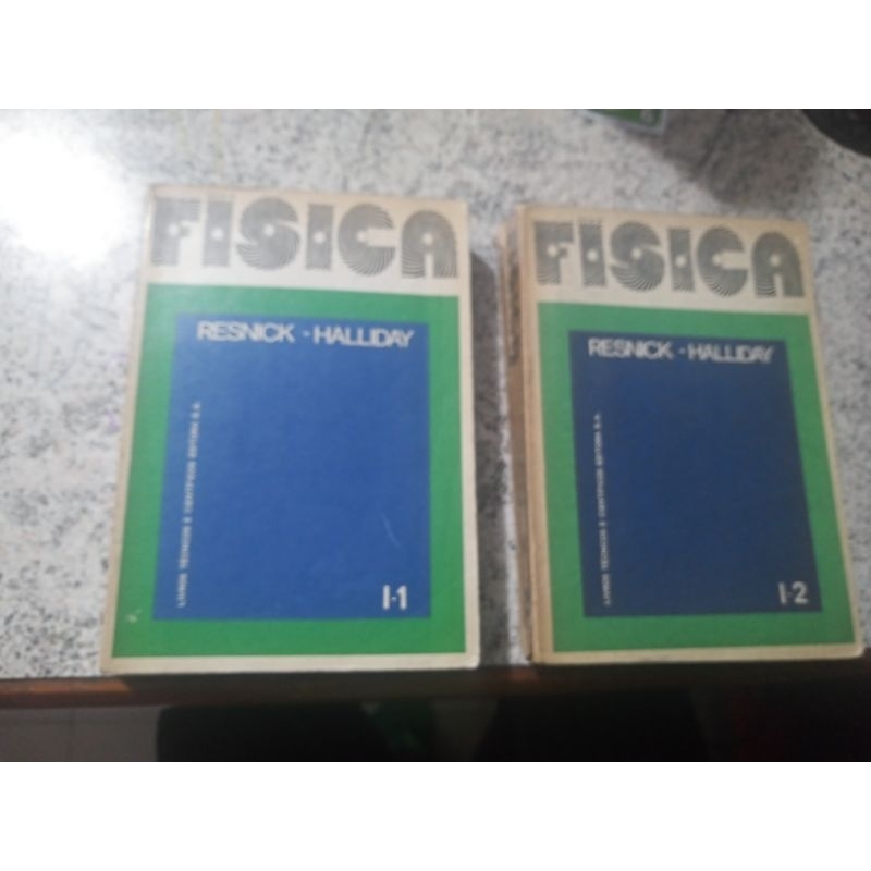 Livros Fisica Vol 1 e 2 Resnick - Halliday | Shopee Brasil