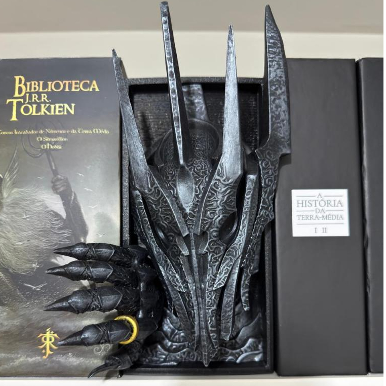 Book Nook Sauron Senhor dos Anéis Colecionável Decor Geek APARADOR DE ...