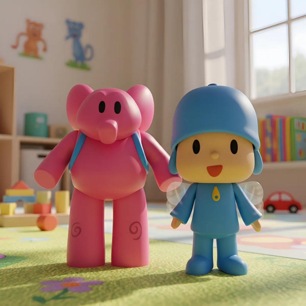 BAMBULUÁ Kit 2 Bonecos Brinquedo Infantil Vinil Grande 28cm Banho Turma ...