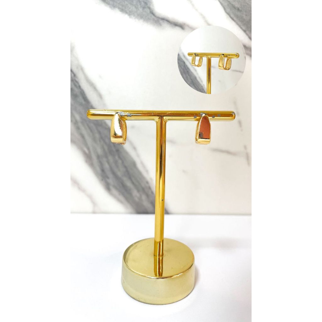 Brinco Pingo Lizo Click Banhado a Ouro 18k | Shopee Brasil