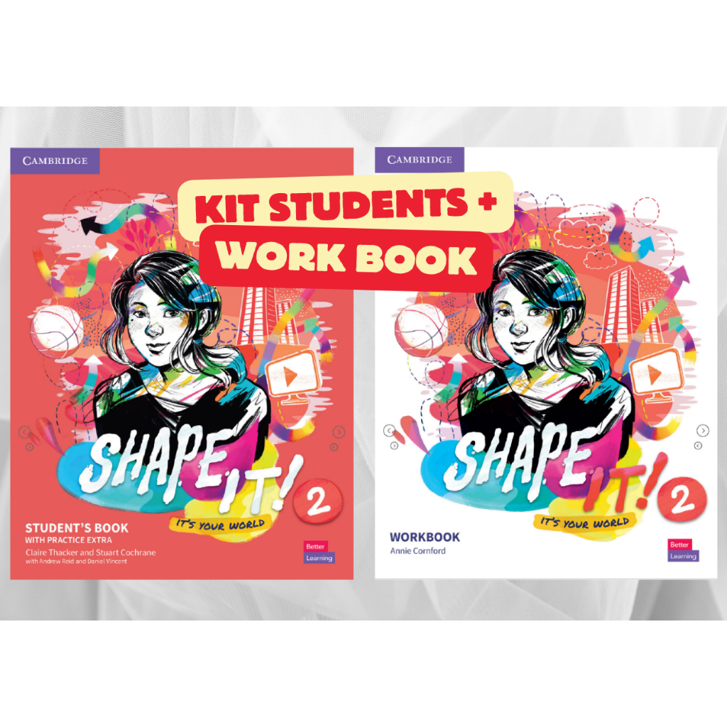 Shape it! 2 Student Book e Workbook(impresso 90 gramas) | Shopee Brasil