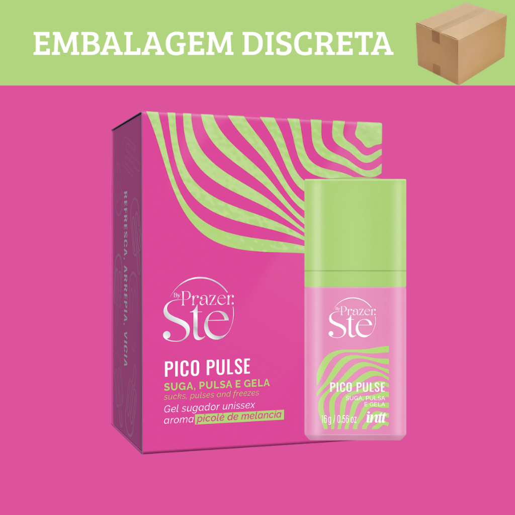 Pico Pulse Gel Sugador Vibrador Sabor Melancia Intt - Sex Shop | Shopee ...