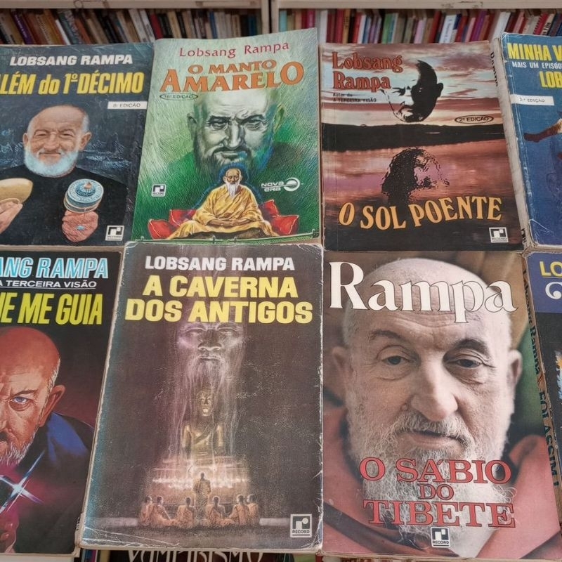 LIVROS LOBSANG RAMPA (sabedoria do oriente) | Shopee Brasil