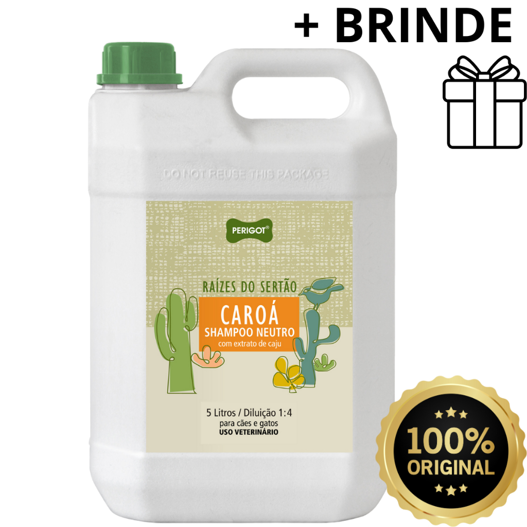 Shampoo Caroá Perigot Raízes Do Sertão 5 Litros Cães E Gatos | Shopee ...