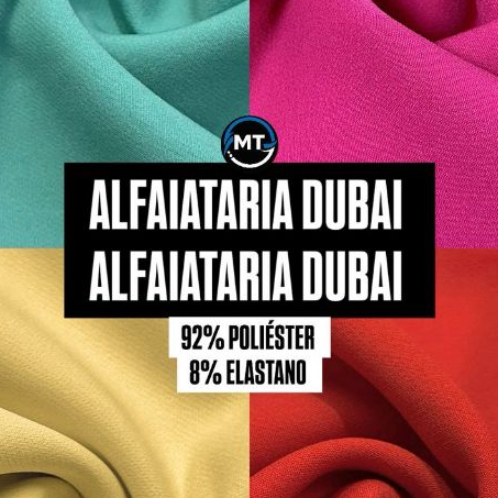 5 Metros Tecido ALFAIATARIA DUBAI X 1,45 MtsCompLarg | Shopee Brasil