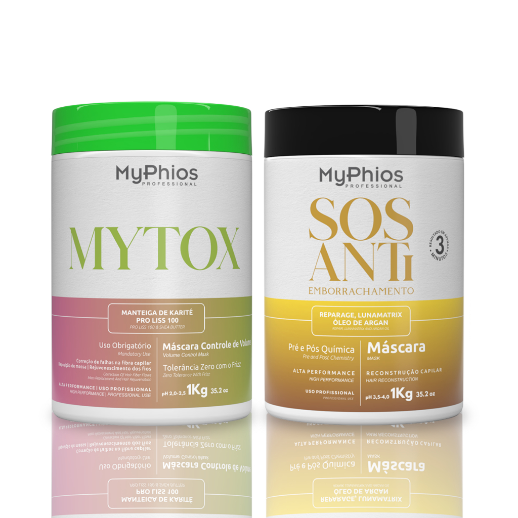 SOS Antiemborrachamento 1Kg + MyTox Redutor de Volume 1Kg MyPhios ...
