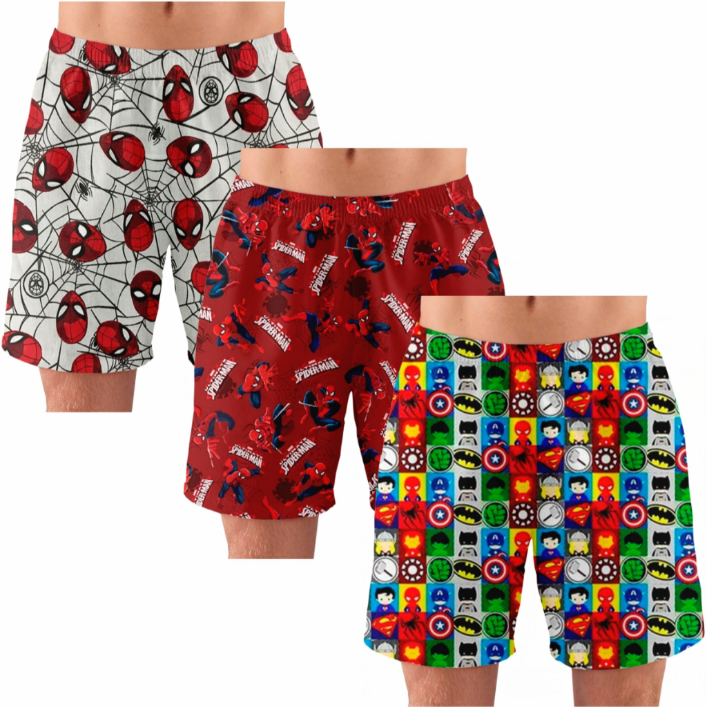 Kit com 3 Short Samba Canção INFANTIL | Shopee Brasil