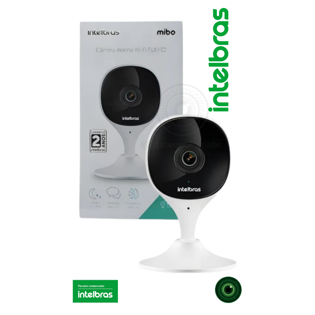 CAMERA MIBO INFRA IMX C WIFI FULL HD - BRANCA - INTELBRAS | Shopee Brasil