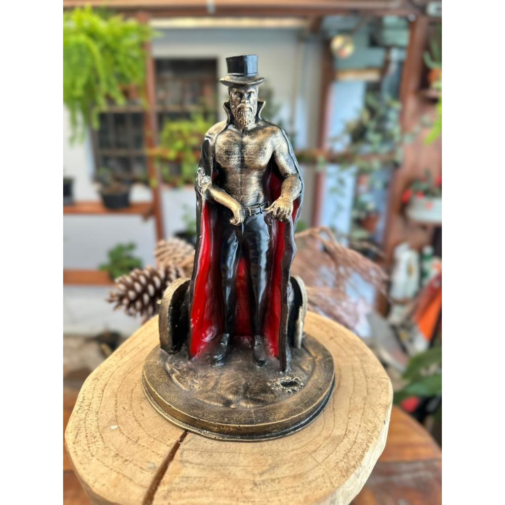 Imagem de Exu do Cemitério em resina 25 cm | Shopee Brasil